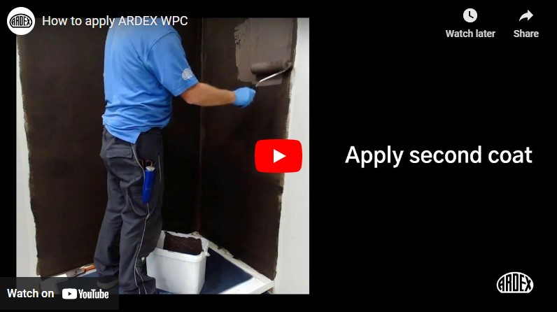 How to apply ARDEX WPC tanking system - ARDEX UK Training